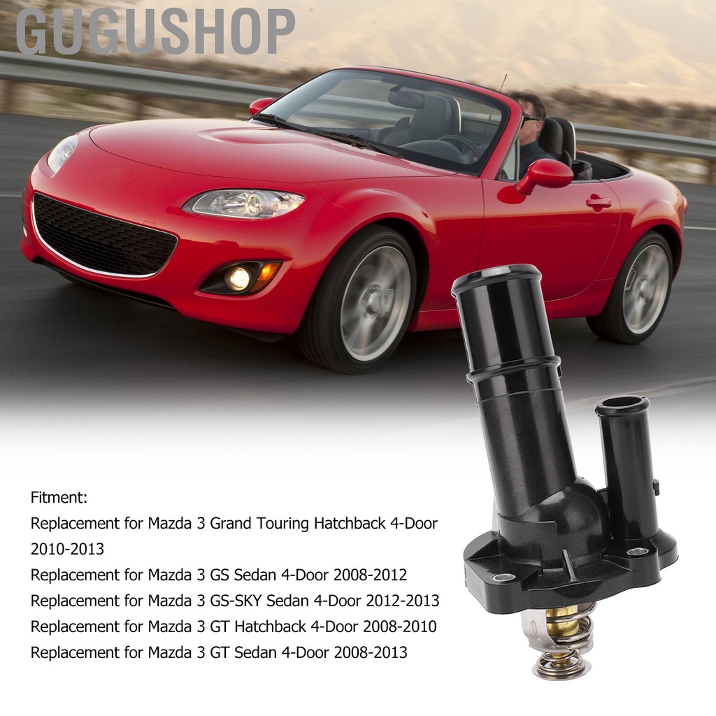 Gugushop Thermostat Housing Assembly Engine Coolant LF70 15 170 High ...