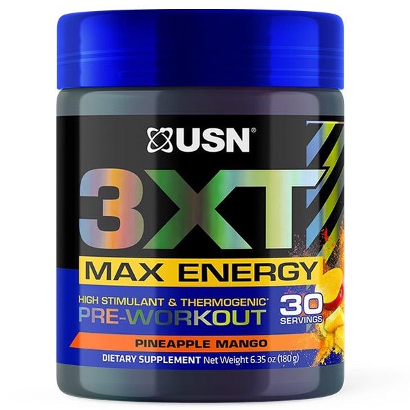 USN 3XT MAX ENERGY Pre-Workout (30Servings) พรีเวิร์คเอาท์ เพิ่ม ...