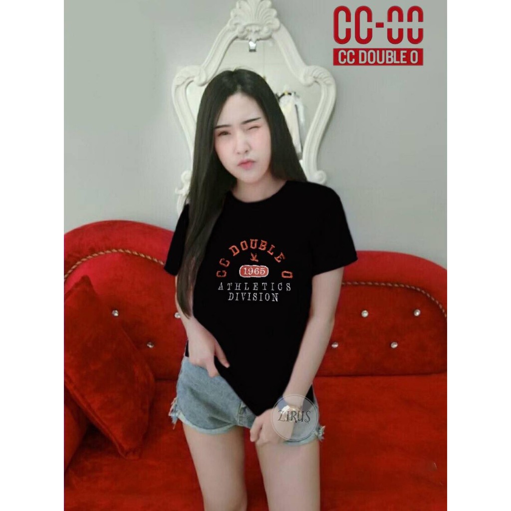สินค้าขายดี เสื้อยืดงานปัก -งานป้ายห้อย CC -OO DIVISION Cotton100 ...