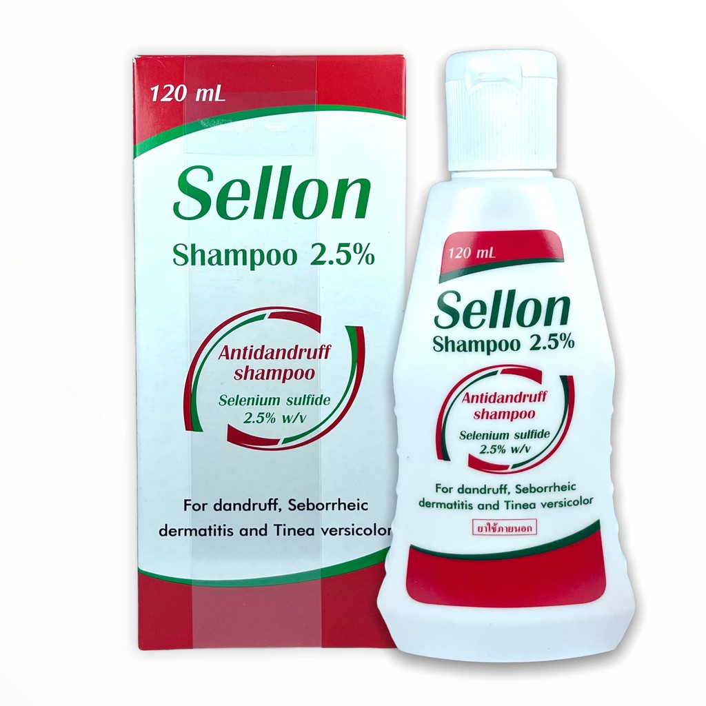 Sellon เซลลอน Ketazon คีตาซอน แชมพูขจัดรังแค คันศีรษะ สูตรเซลซั่น ไนโซ ...