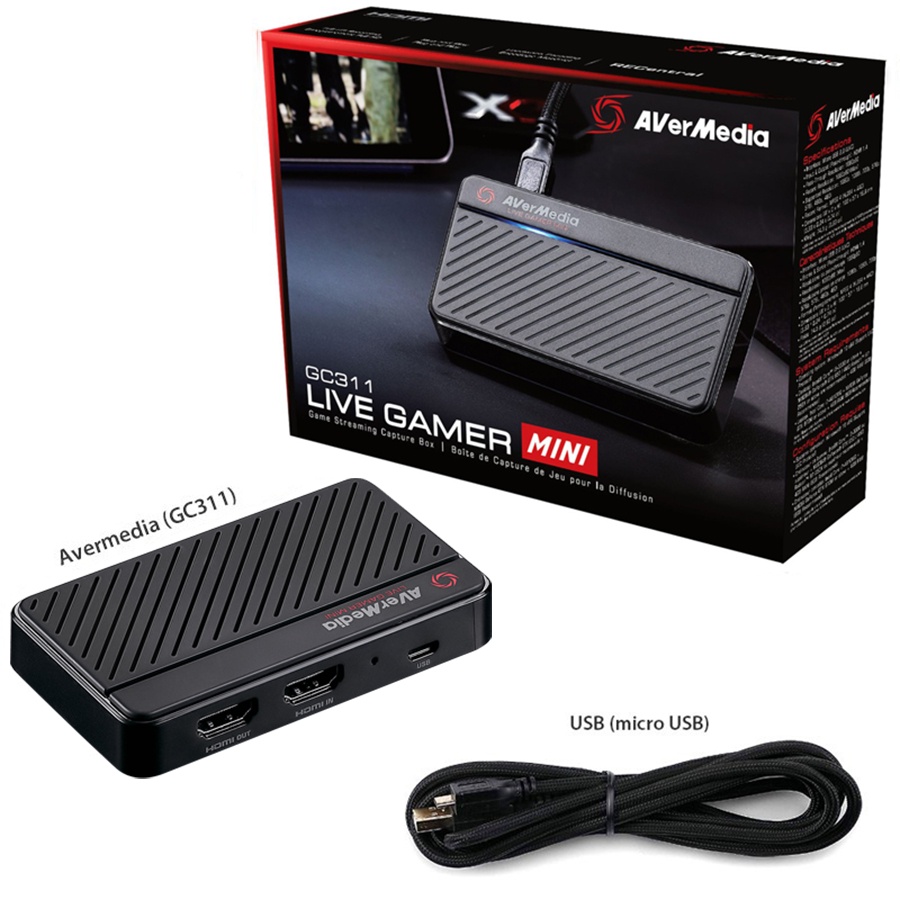 AVerMedia Live Gamer MINI External Capture Card GC311 มีสินค้าพร้อมจัด ...
