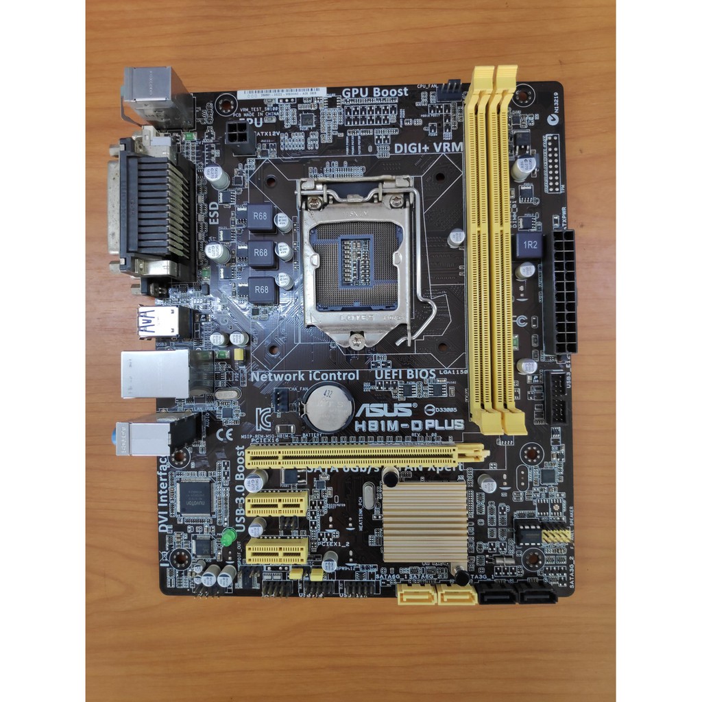 MAINBOARD (เมนบอร์ด) 1150 ASUS H81M-D PLUS มือสอง | Shopee Thailand