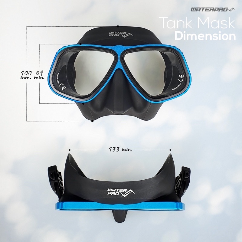หน้ากากดำน้ำ - Water Pro รุ่น Tank Mask - Low Volume Mask - เปลี่ยน ...