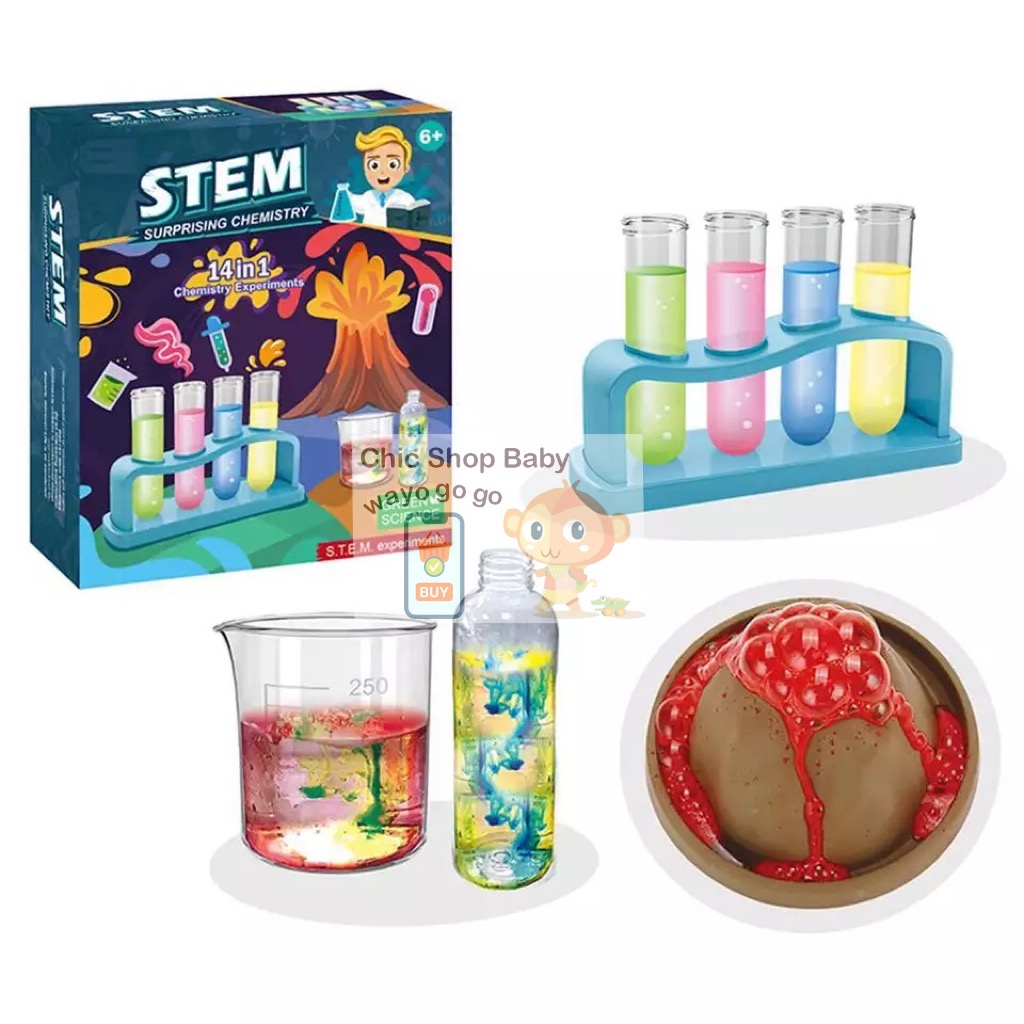 Stem Volcano Eruption 14 In 1 ของเล่นแนว วิทยาศาสตร์ กิจกรรมสำหรับเด็ก ...