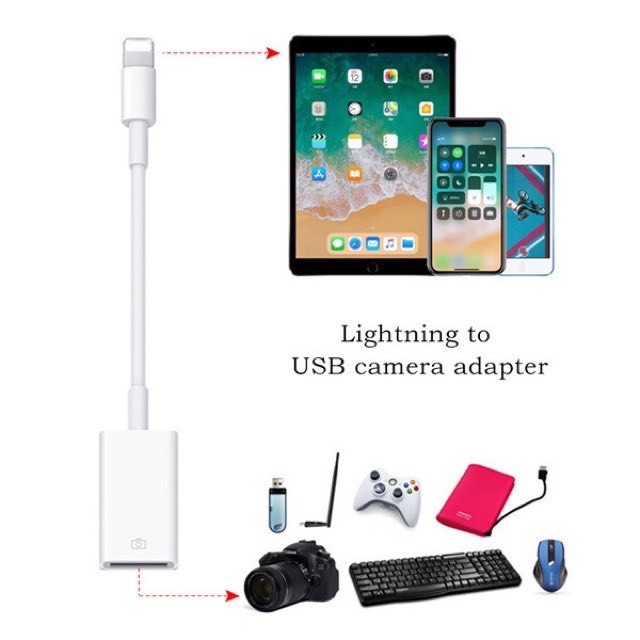 ขายดี Lightning USB-C to USB Camera Adapter OTG โหลดไฟล์ต่างๆได้ ...