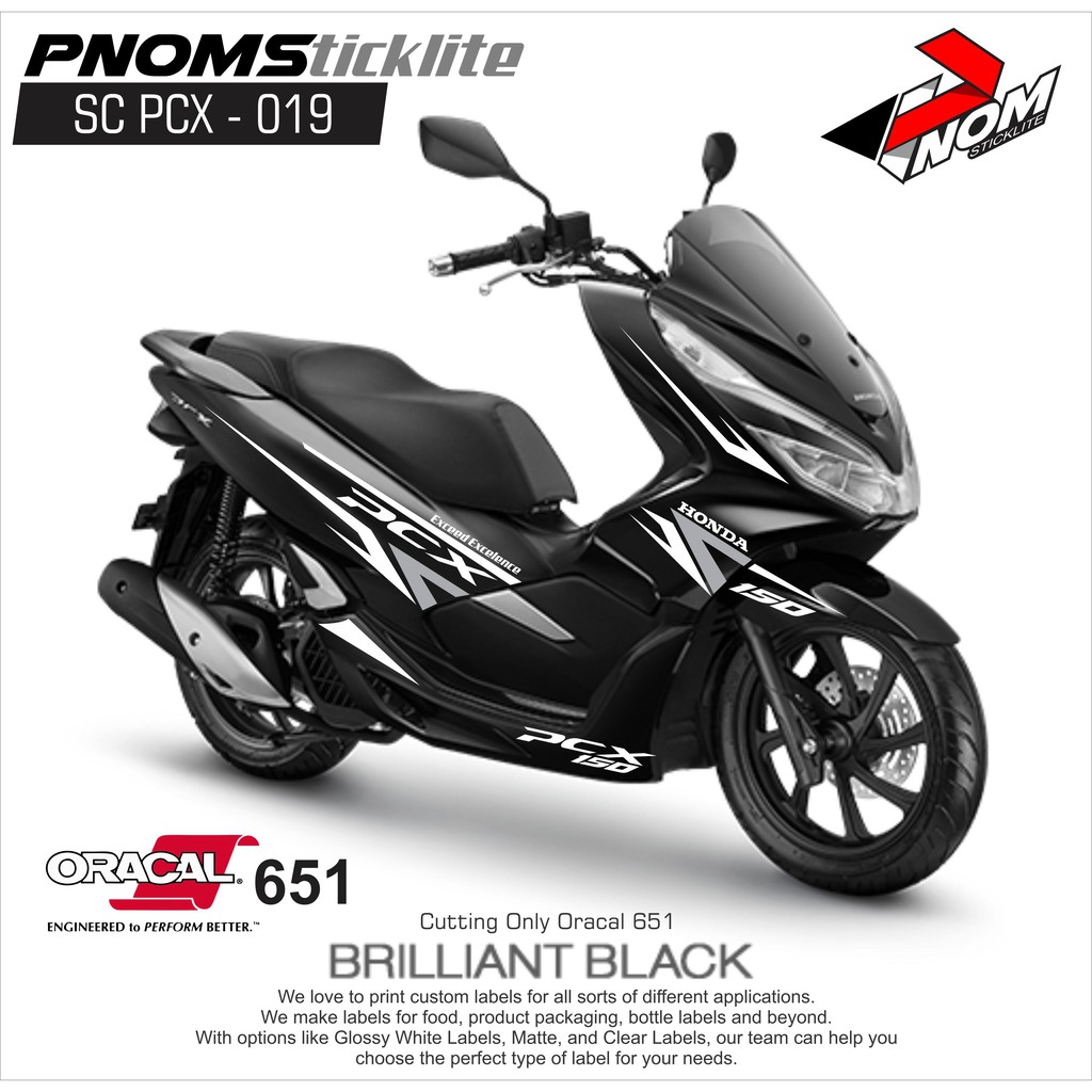 สติกเกอร์สําหรับติดตกแต่งเล็บ Pcx Sc Pcx P019 - pnom_sticklite.th ...