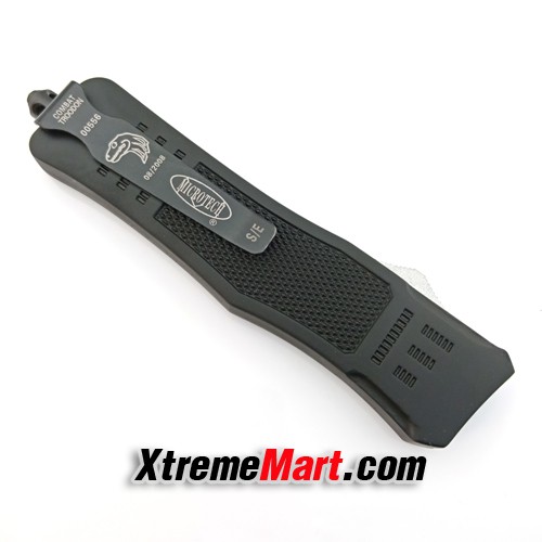 มีดสปริงตรงขนาดกลาง คมสองด้าน Microtech Combat Troodon 00556 D/E ...