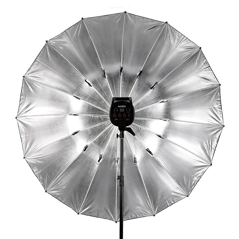ร่มสะท้อนReflector Umbrella BlackSilver 60นิ้ว150cm พร้อมผ้าDiffuser ...