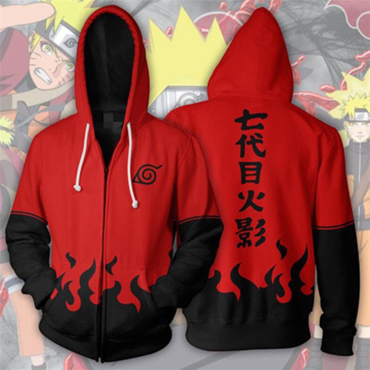 Naruto series Akatsuki Naruto Sasuke 3D sweater digital print pullover ...
