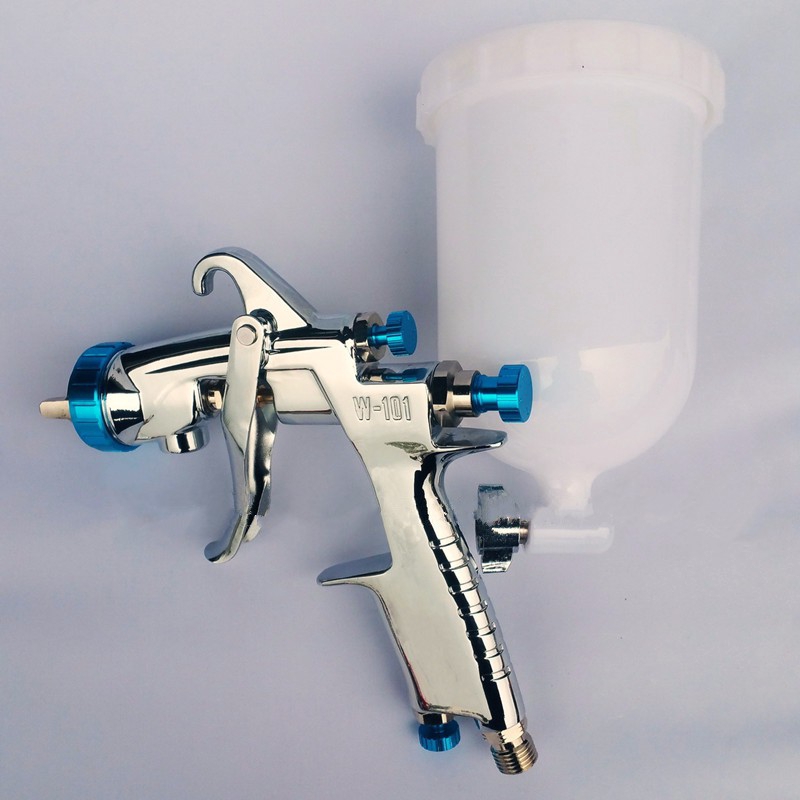 Japan quality spray gun plastic cup W-101 air spray gun hand manual ...