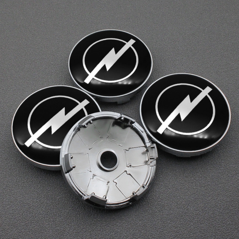 4pcs 60mm Car Wheel Center Hub Caps Badge Emblem Decal Wheel Rim Cover