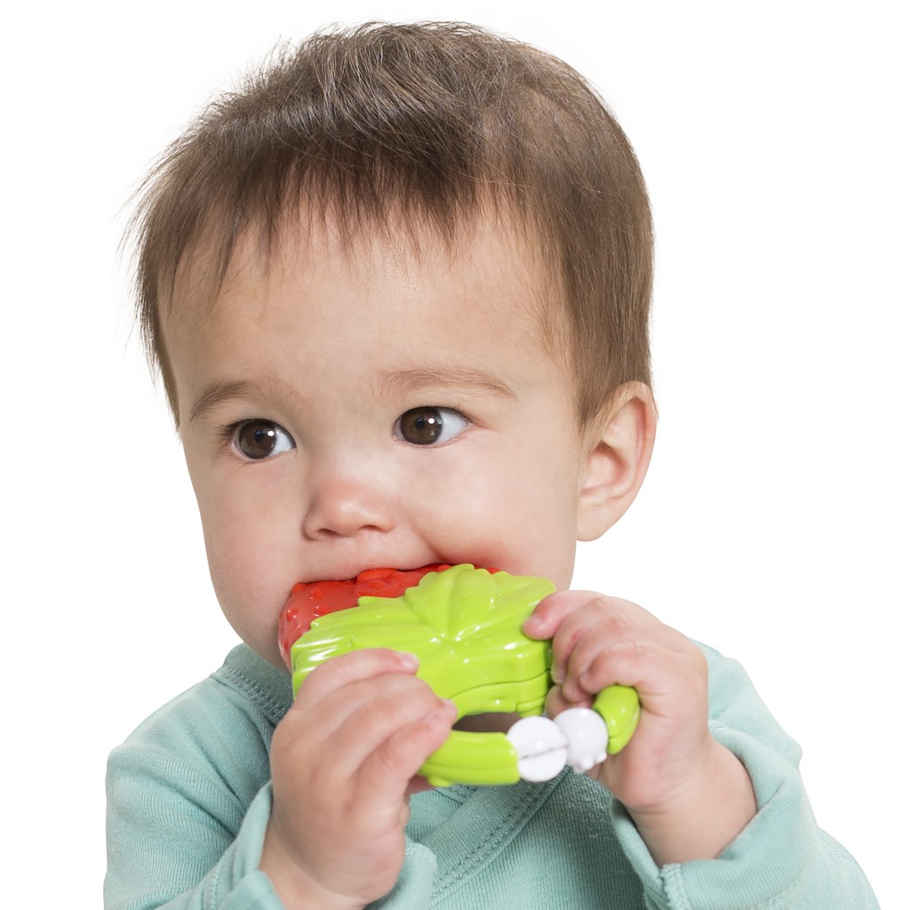 INFANTINO VIBRATING TEETHER (STRAWBERRY) ยางกัดสำหรับเด็กรูปสตรอเบอรี่ ...