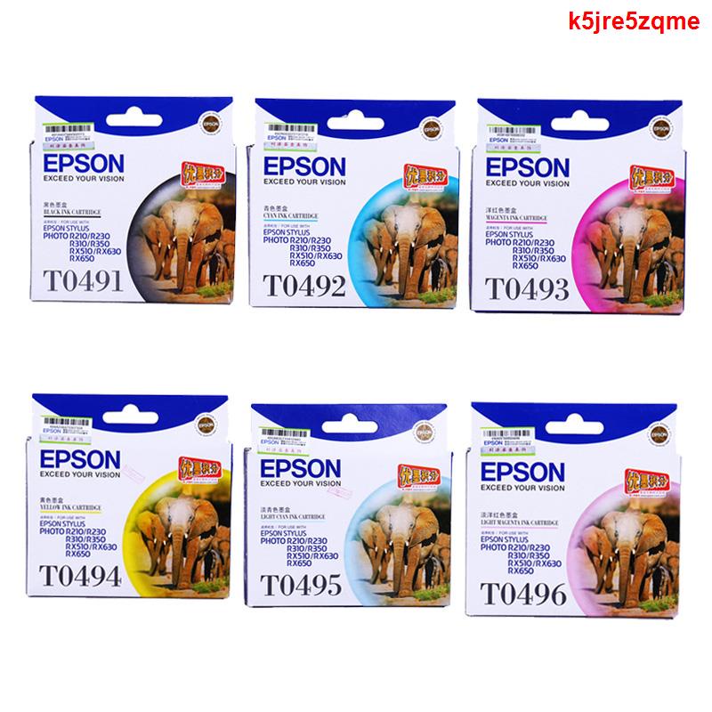 ♂ Epson original T0491 ตลับหมึก EPSON STYLUS PHOTO R210 R230 R310 R350 ...