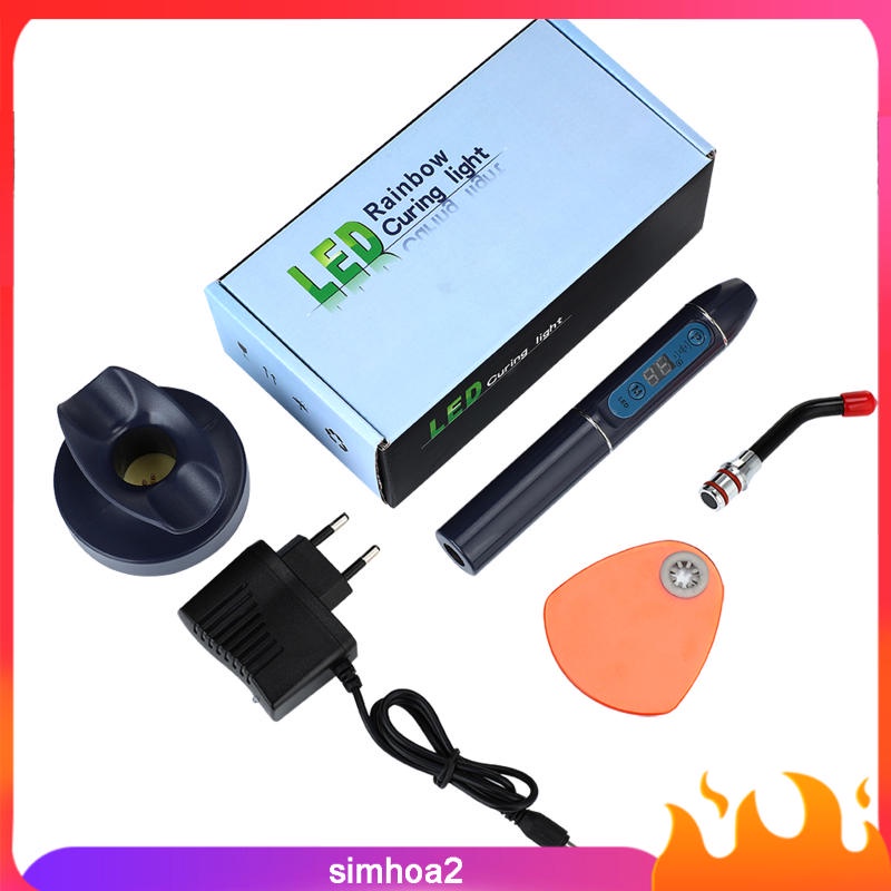SIMHOA2 LED Dental Curing Light Rechargable 420-480nm Curing Machine ...