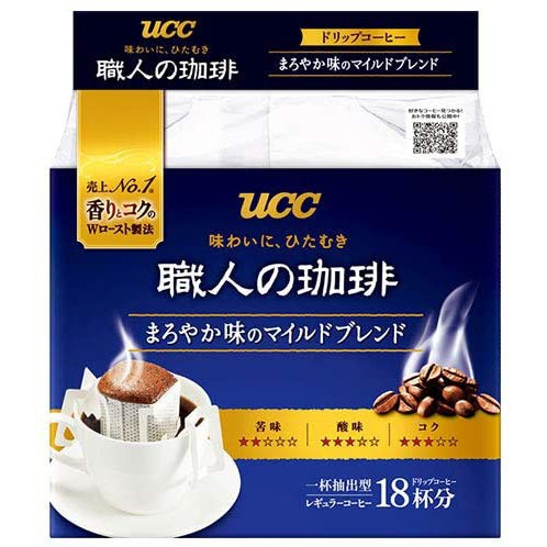 【Made in Japan】 UCC Craftsman's Coffee Drip Coffee mellow mild blend 18 Cups Japan Coffee Cafe ...
