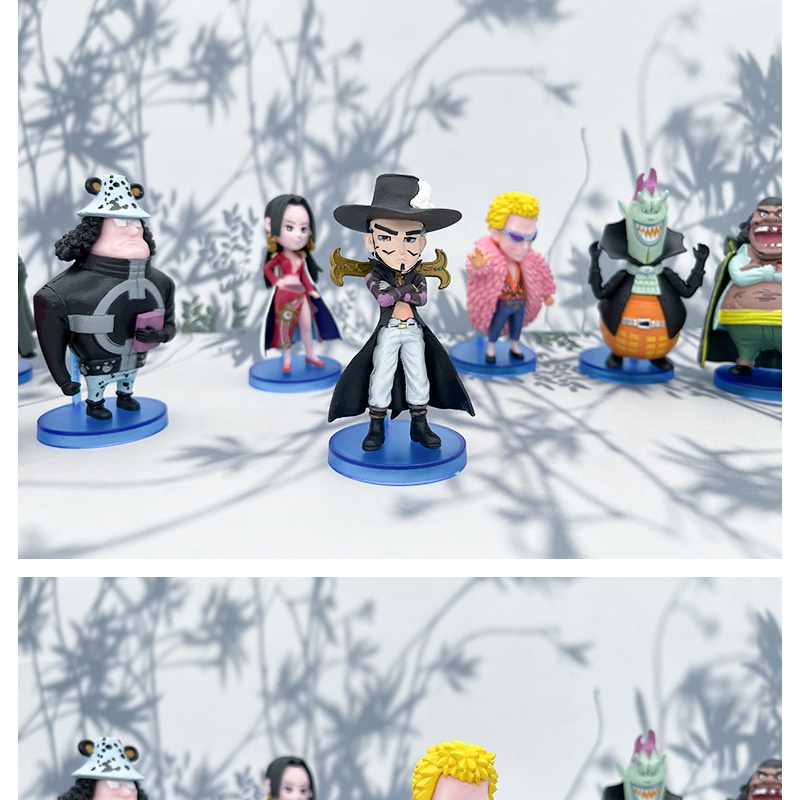 โมเดลฟิกเกอร์ PVC อนิเมะ One Piece Shichibukai Q Version ของเล่นสําหรับ ...