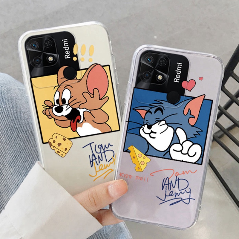Tom and Jerry Phone Case for Xiaomi Redmi 10C 10A 9C NFC Clear ...