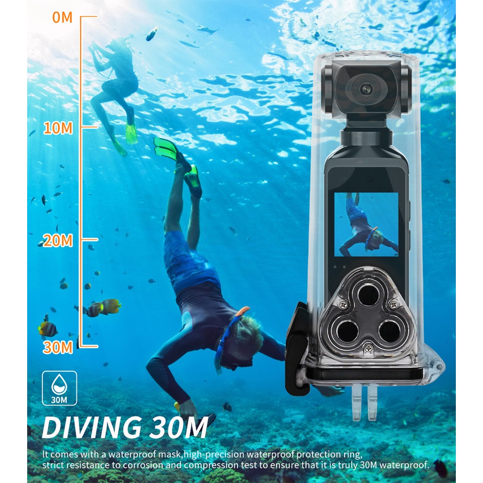 Pocket Camera HD Action Cam 1.3quot HD LCD Screen 270 Rotatable Wifi ...