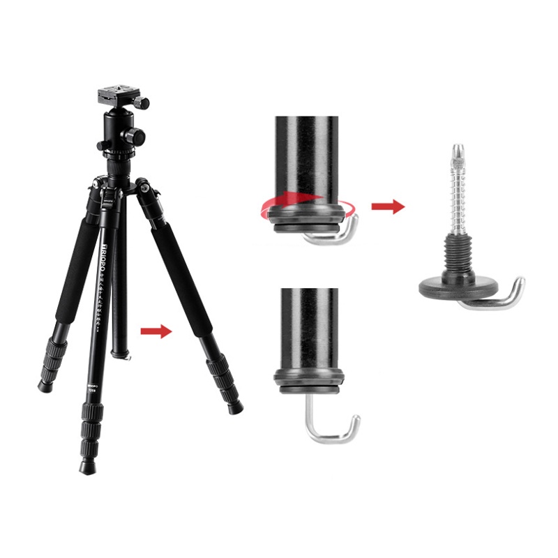 Triopo T258 Professional Tripod Monopod ขาตั้งกล้อง ทำเป็นขาเดี่ยวได้ ...