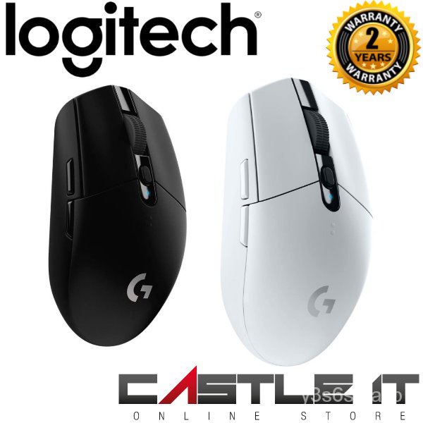 Logitech G304 HERO Lightspeed Wireless Gaming Mouse BLACK WHITE (910 ...