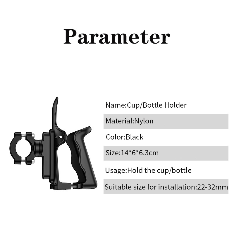 ☎VR robot Universal 0.86''-1.25'' Handlebar Motorcycle Cup Holder ATV ...