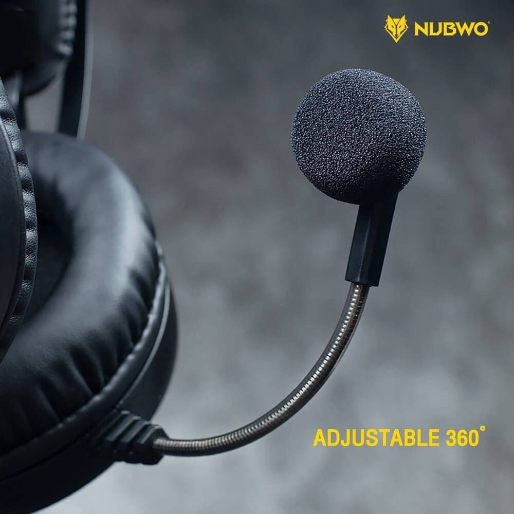 หูฟังเกมมิ่ง NUBWO N1Pro Headset Gaming หูฟังเกมมิ่งพร้อมไฟ LED มีไฟ7สี ระบบเสียงสเตอริโอ ...