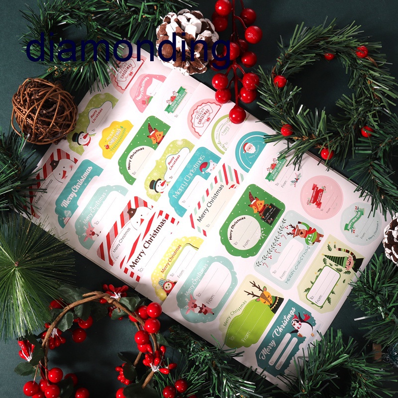 Diam Christmas Emoticon Stickers Merry Christmas Decorations For Home ...