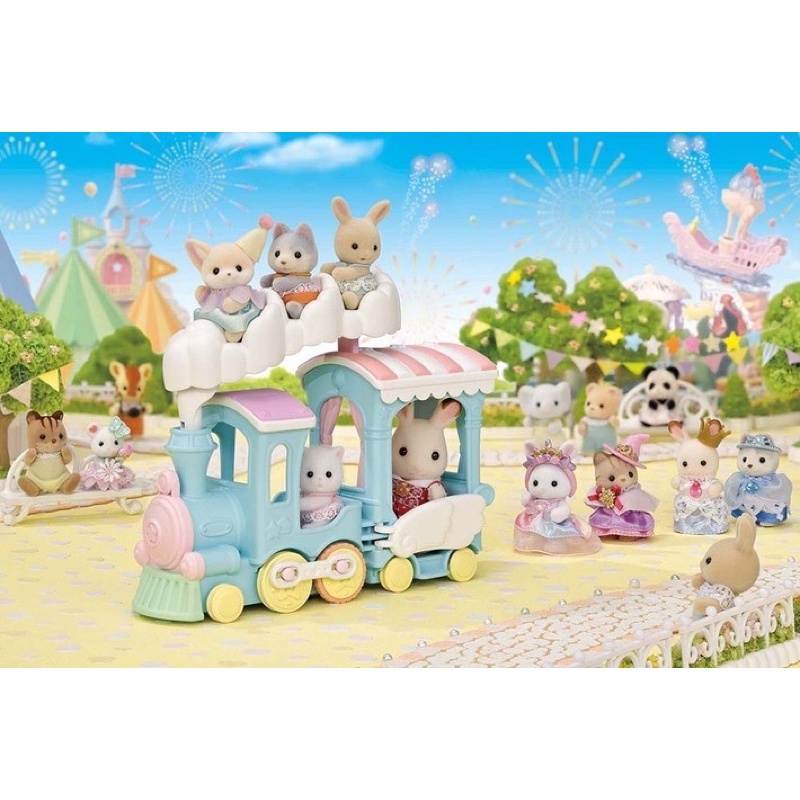 ตุ๊กตาเบบี้หมาจิ้งจอกเฟนเนค รถไฟพาเหรด ซิลวาเนียน Fluffy Cloud Parade ...