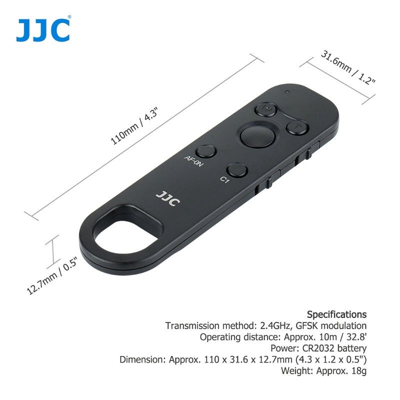 JJC BTR-S1 Bluetooth Wireless Remote เทียบเท่า Sony RMT-P1BT for A9M2 A7SM3 A7RM4 A7C A73 A7IV ...
