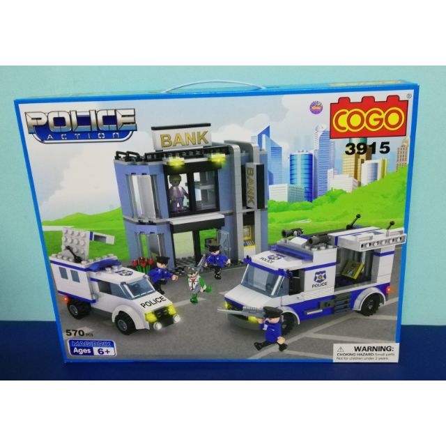 ตัวต่อ เลโก้ COGO ชุด police series rob the bank NO.3915 จำนวน 570 ชิ้น ...