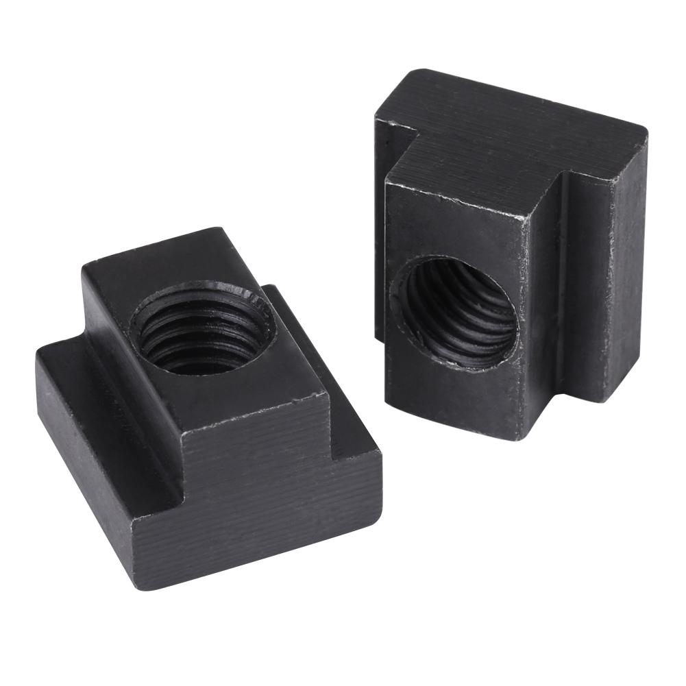 5x Black Oxide T Slot Nuts M12 Threads Fit Into T-slots In Machine Tool ...