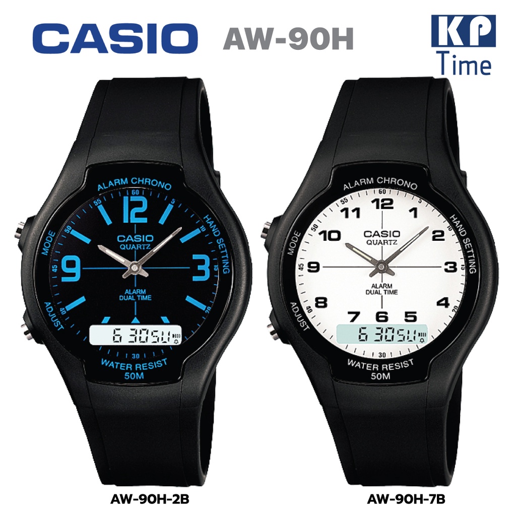 Casio นาฬิกาข้อมือผู้ชายผู้หญิง สายเรซิน รุ่น W-217H W-217HM ของแท้ ...