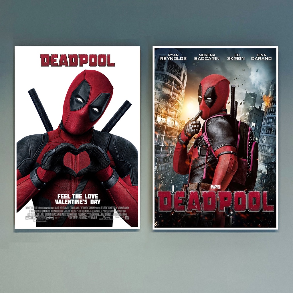 Deadpool Poster - Printed on high quality, Ryan Reynolds : size 33x48 ...