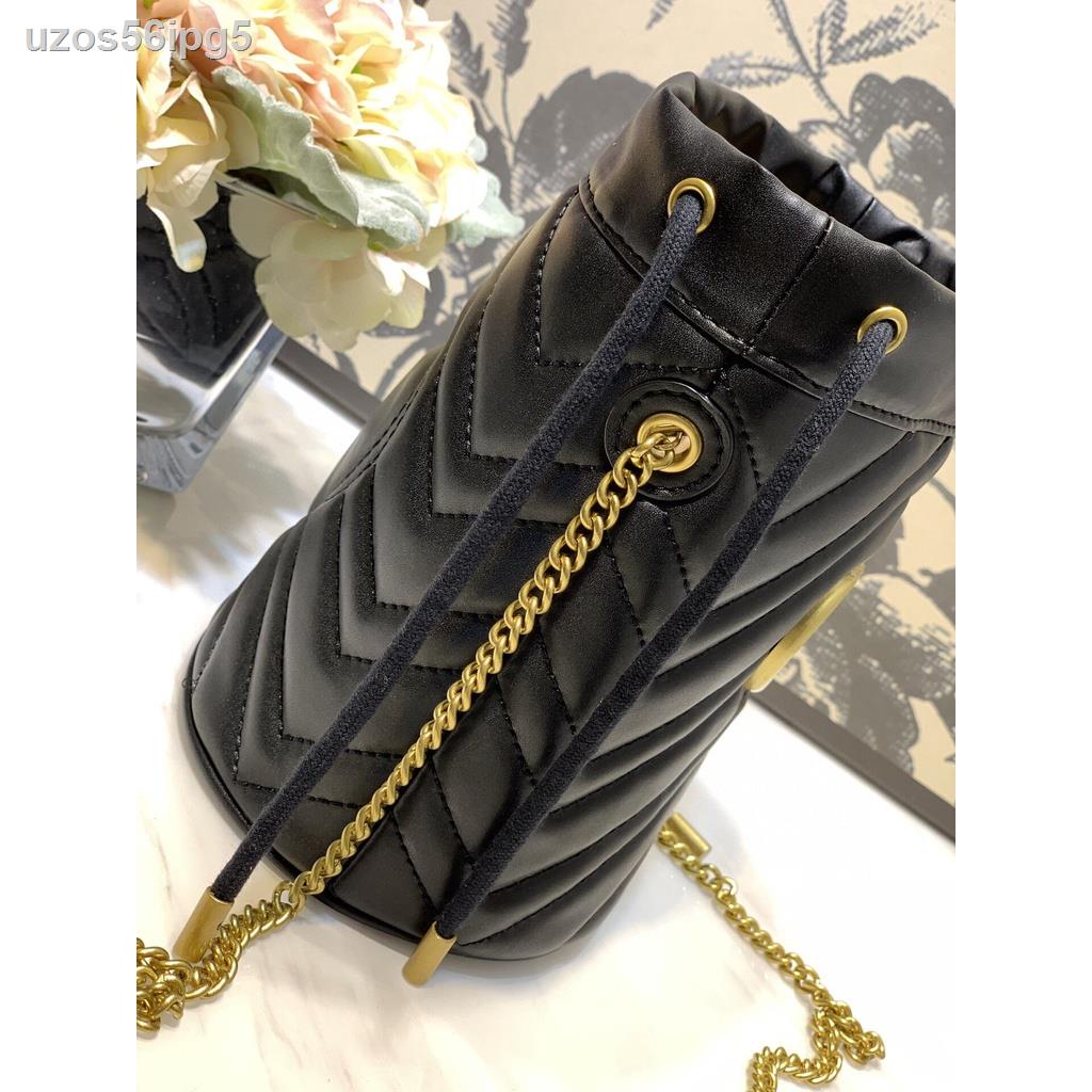 High Quality Black V-Shaped Bag With Chain Strap (Box) 575163 - k ...