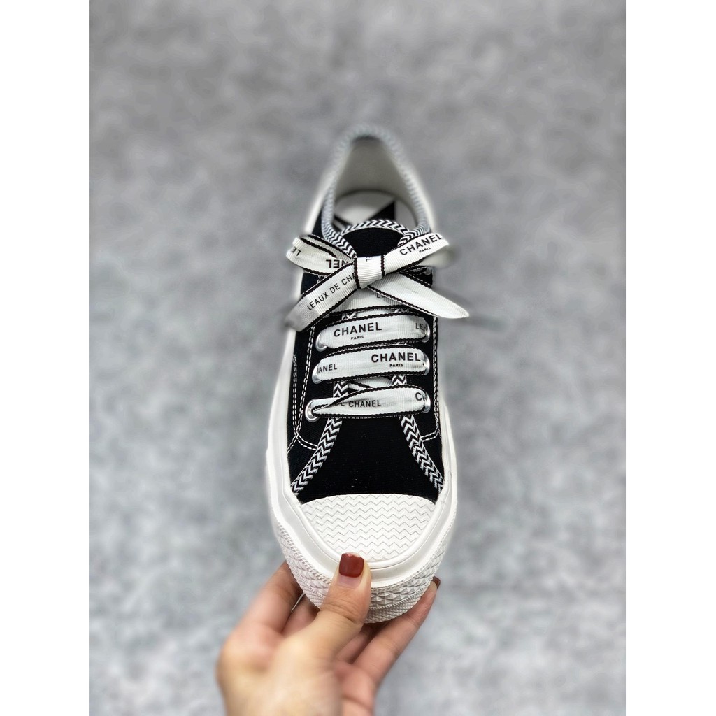Chanel X Converse รองเท้าผ้าใบแฟชั่น - degaofang.th - ThaiPick