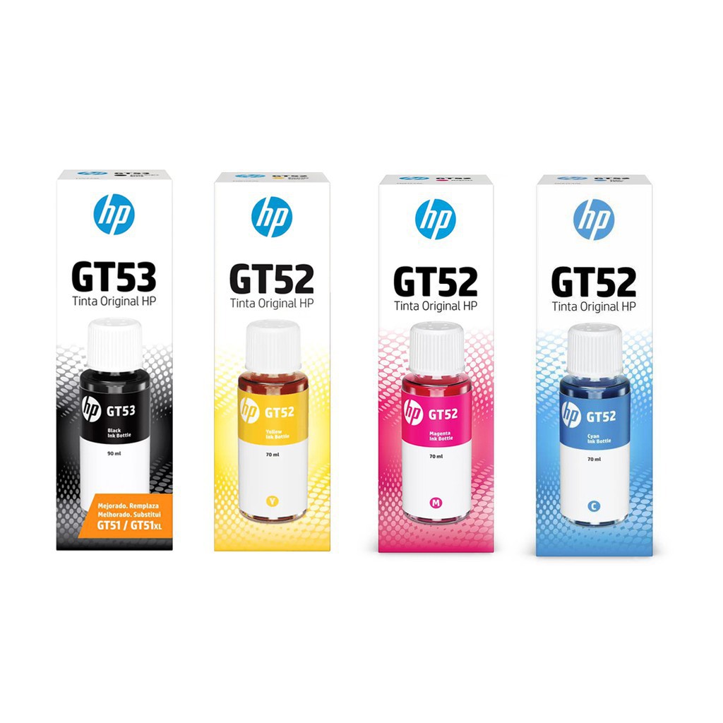 หมึก Ink HP GT51 / GT53 / GT52 M,Y,C หมึกแท้ 100% - de6h2n0n5v - ThaiPick