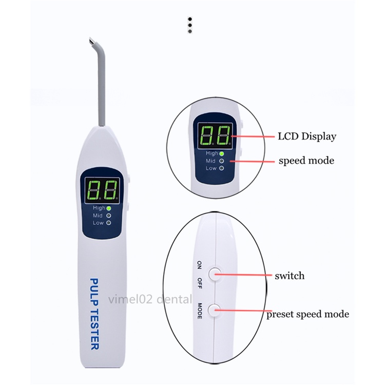 Dental C PULSE Tooth Nerve Pulp Tester Dentistry Equipment Denstist ...