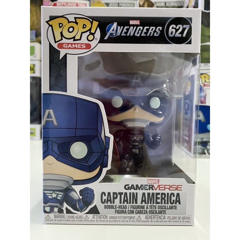 Funko Pop Captain America Avengers Marvel Gamer verse #627 - top49158 ...