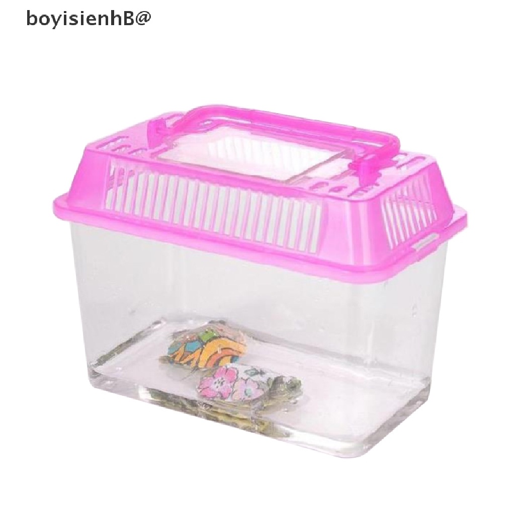 boyisienhB Portable Handheld Plastic Fish Tank Transparent Cutout ...