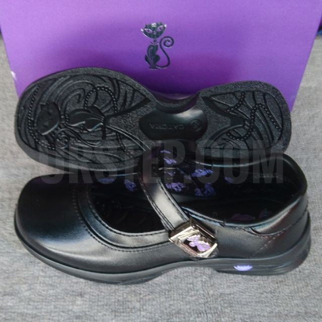 Catcha รองเท้านักเรียนหญิง รองเท้าหนังดำ แคทช่า - 894cweyfth - ThaiPick