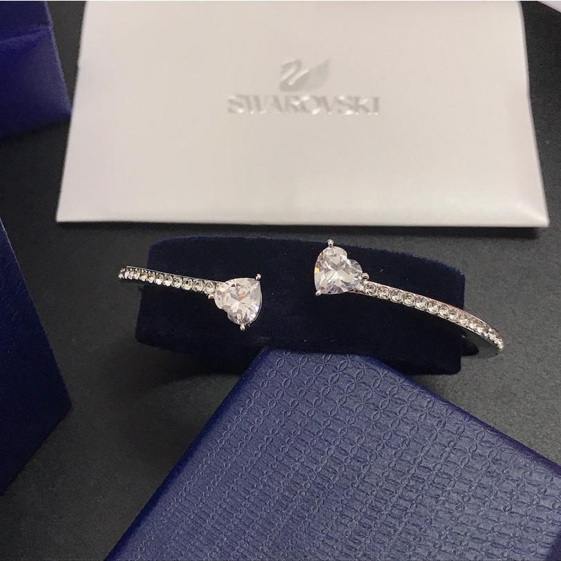 SWAROVSKI(สวารอฟสกี้) ATTRACT SOUL HEART สร้อยข้อมือคริสตัล 5535354 ...