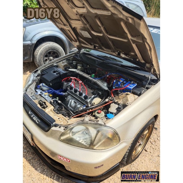 สายหัวเทียน HONDA CIVIC EK D16Y8 เฮอริเคน Hurricane 9.9 mm. สินค้าแท้ ...