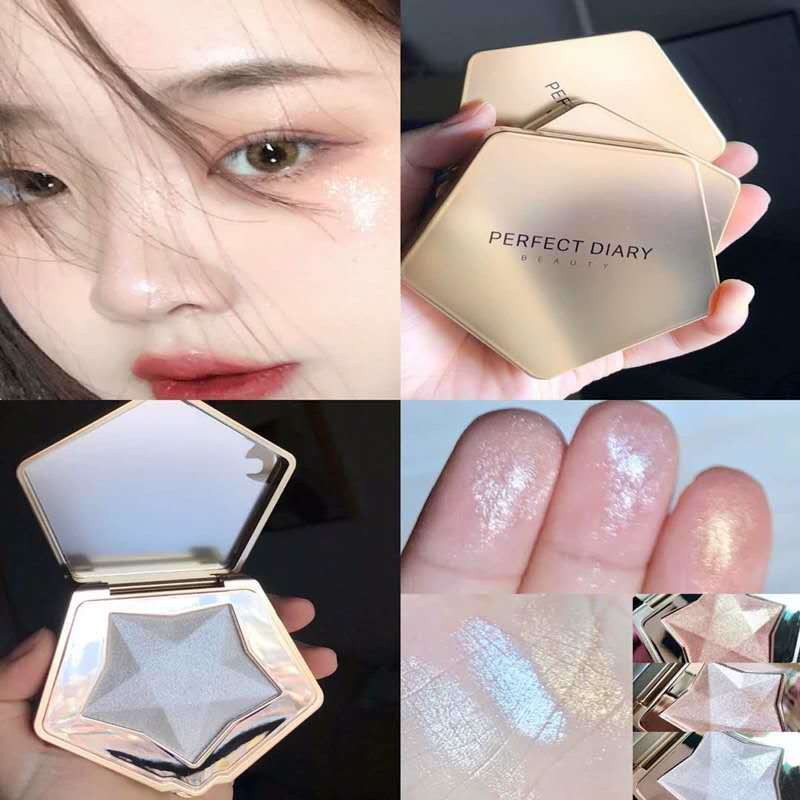 Perfect Diary, Diamond Highlights and Contouring One Piece, Nose Shadow ...