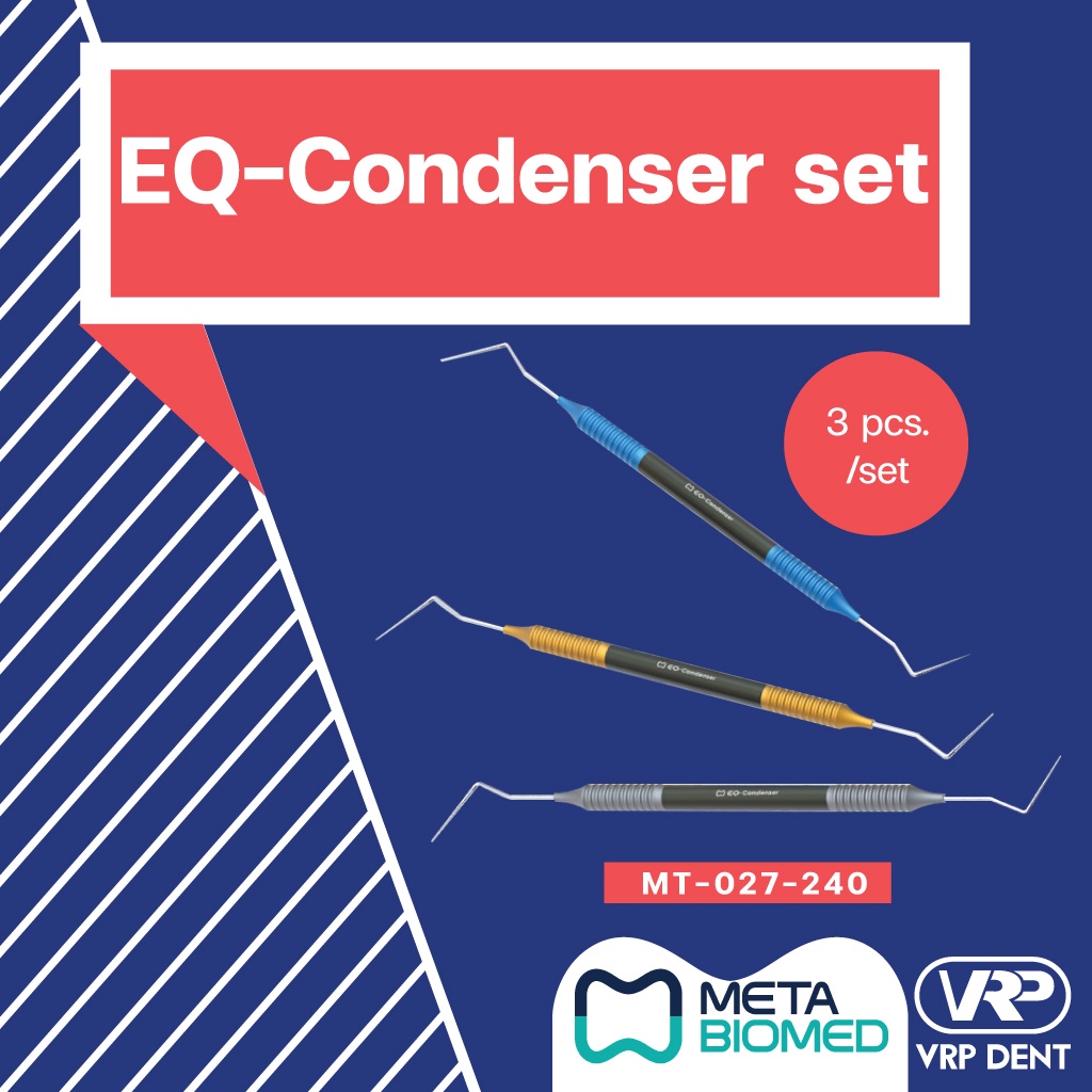 EQ-Condenser set Hand Plugger NiTi/SS MT-027-240 | Shopee Thailand