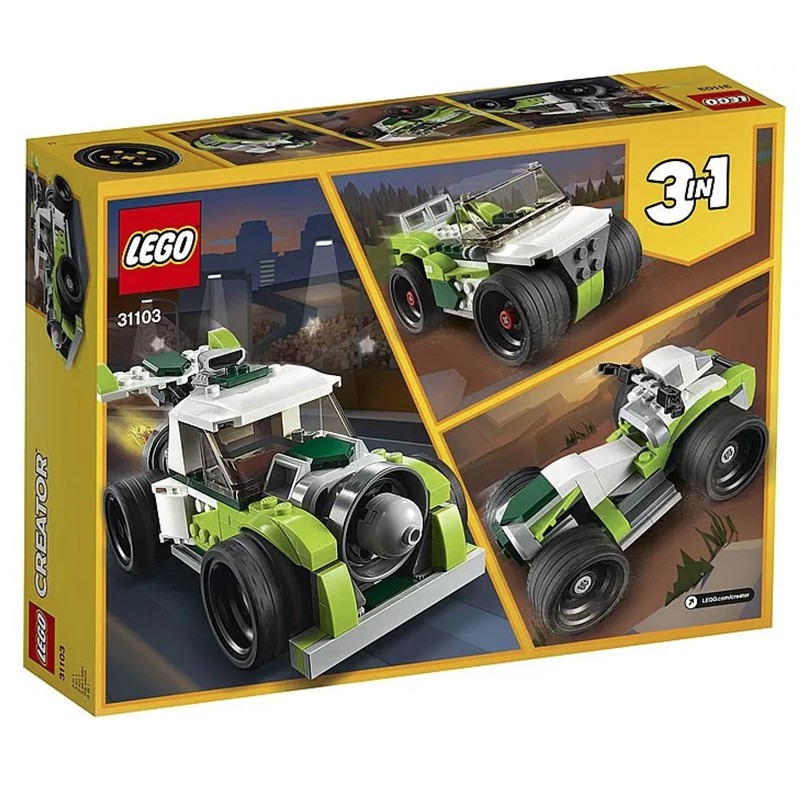 (qst) 20103 Lego สร้างสรรค์ 3 In 13103 จรวด Fly รถของเล่นของขวัญ (qst ...