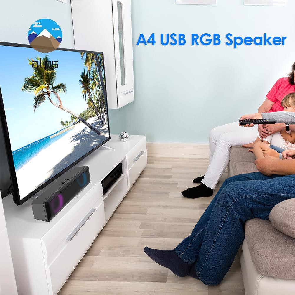 6w Rgb Cord Usb Sound Box For Home Theater Tv Stereo Surround UBY0 ...