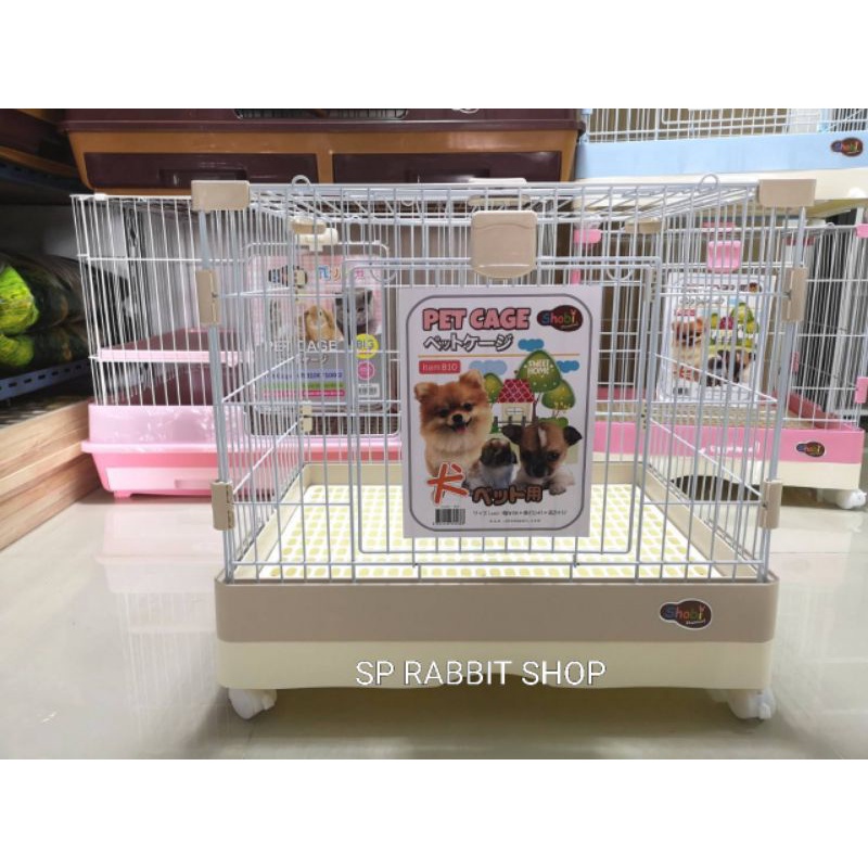 กรง ขนาดใหญ่ Shobi ขนาดกว้าง 80 CM. พร้อมชั้นลอย 2 ชั้น ...