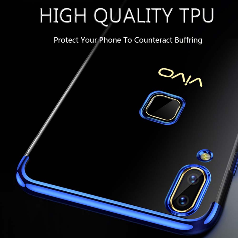 Vivo Z5x Z3 Z3x Z6 Z5 Z1 Nex 3 S A โพ้น บาง ชัดเจน อ่อน Silicone การตอก TPU โปร่งใส กันกระแทก เค ...