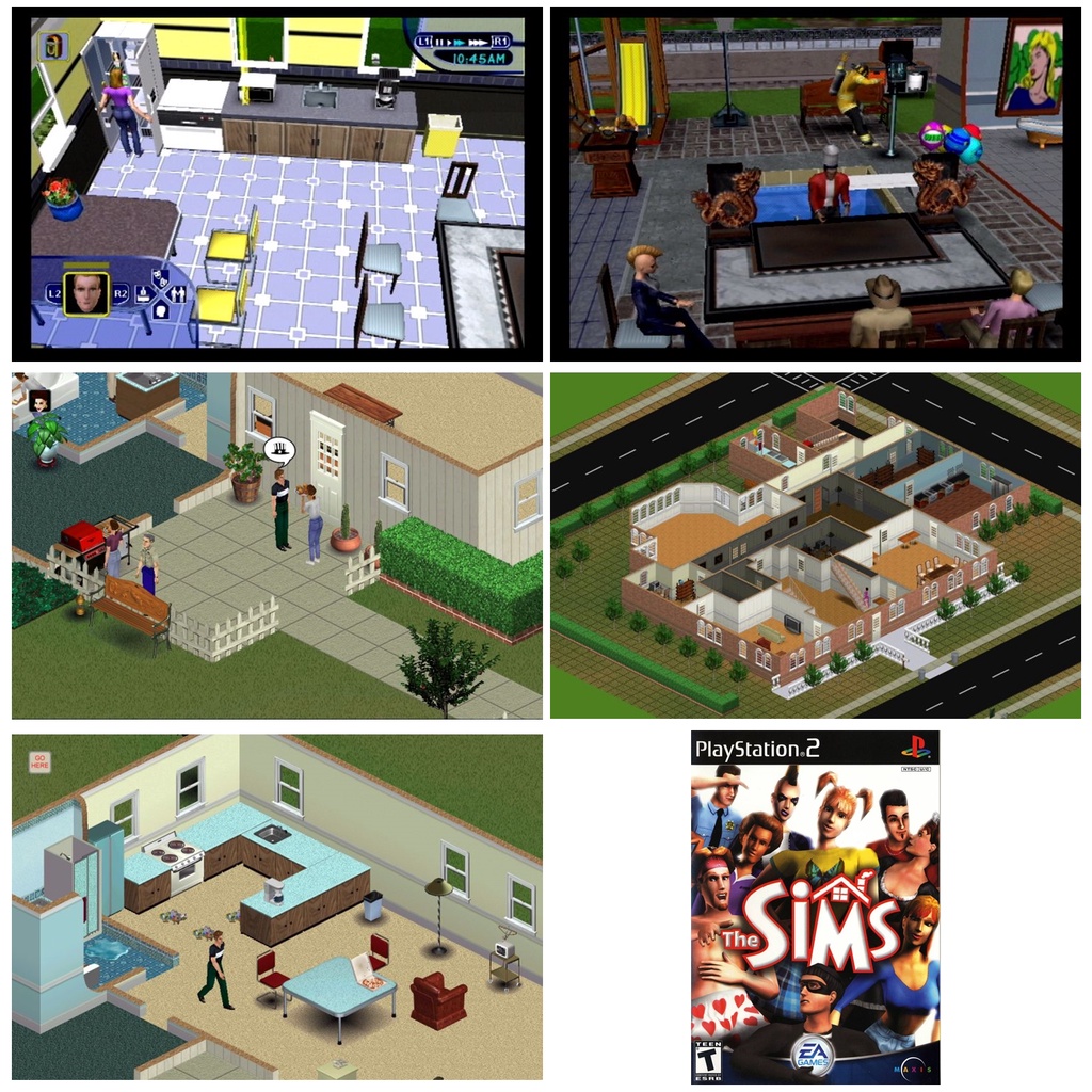 The Sims เดอะซิมส์ ทุกภาค แผ่นเกม PS2 Playstation 2 - yutakioff - ThaiPick
