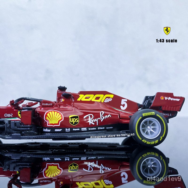 Bburago 1:43 2020 Ferrari F1 SF1000 5 16 Ferrari Team 1000 Memorial ...